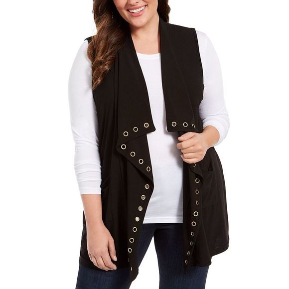 Belldini | Jackets & Coats | Belldini Womens Plus Embellished Draped ...